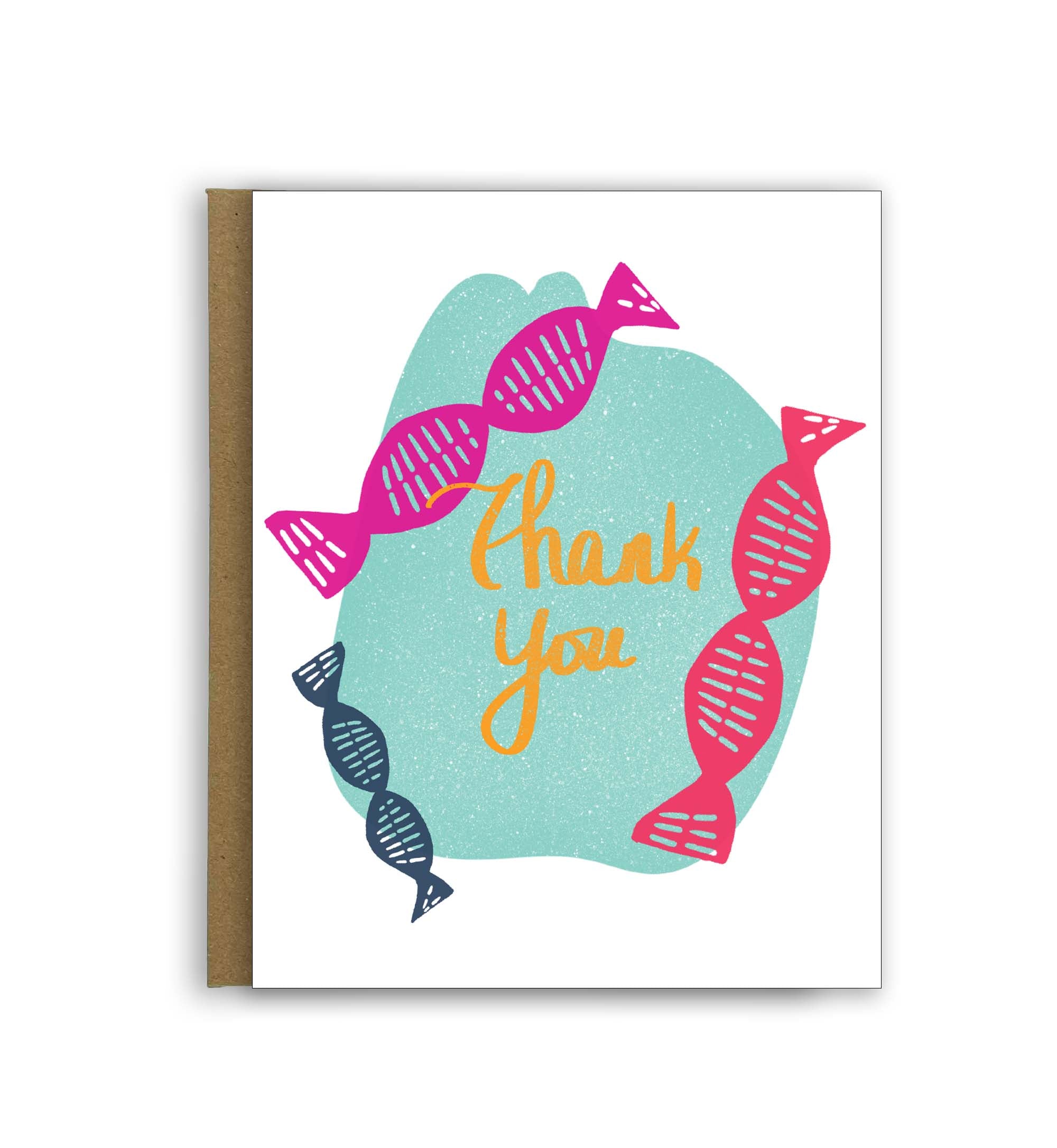 Science Thank You card | DNA Thank You Card – Applefallsprints